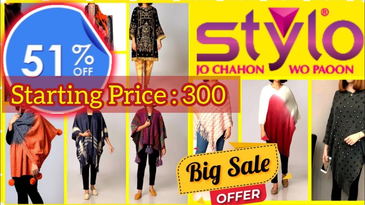 51%off Stylo | 300| Winter Collection | Shawls Cap Shawl | Sweaters ...