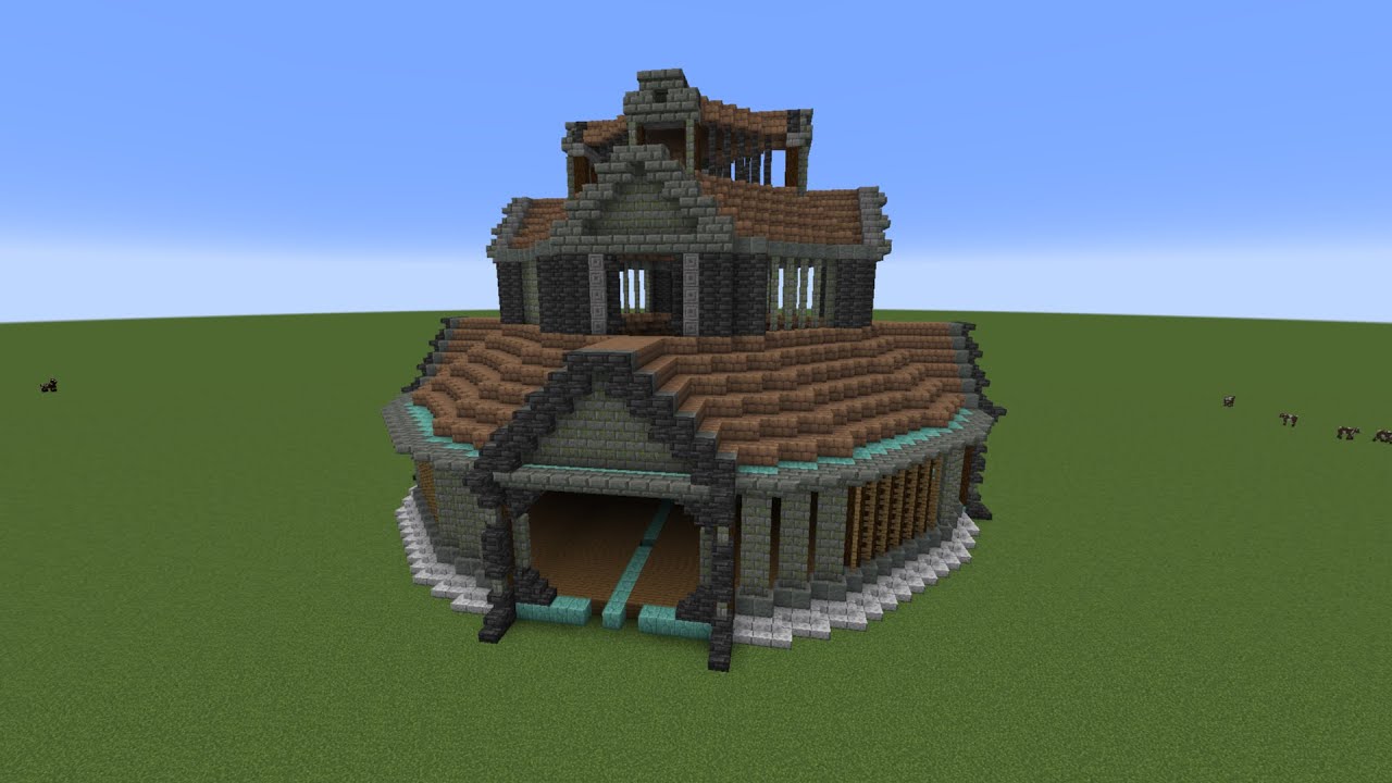 Minecraft Creation – Grand Round Hall - YouTube