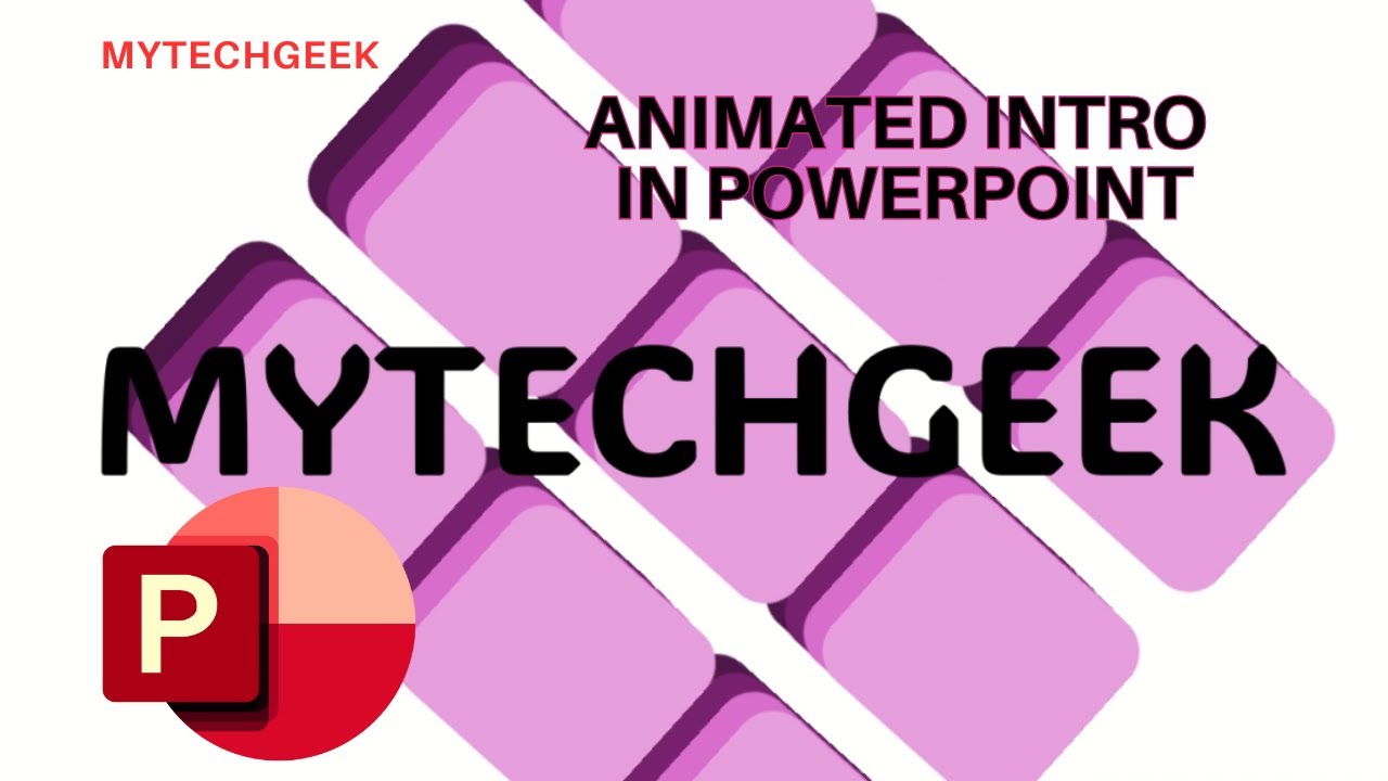 How to create Professional PowerPoint Slide - Intro #15 | Title Slide ...