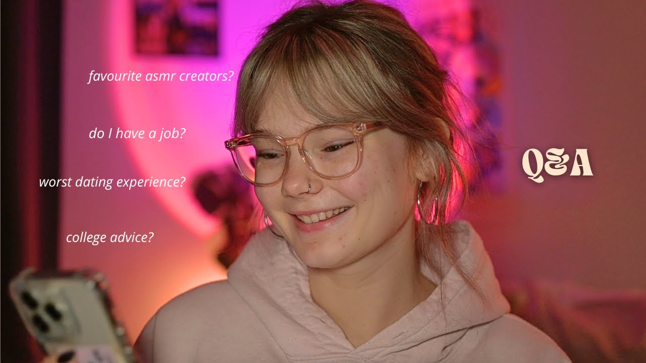 Asmr Answering Your Questions Youtube