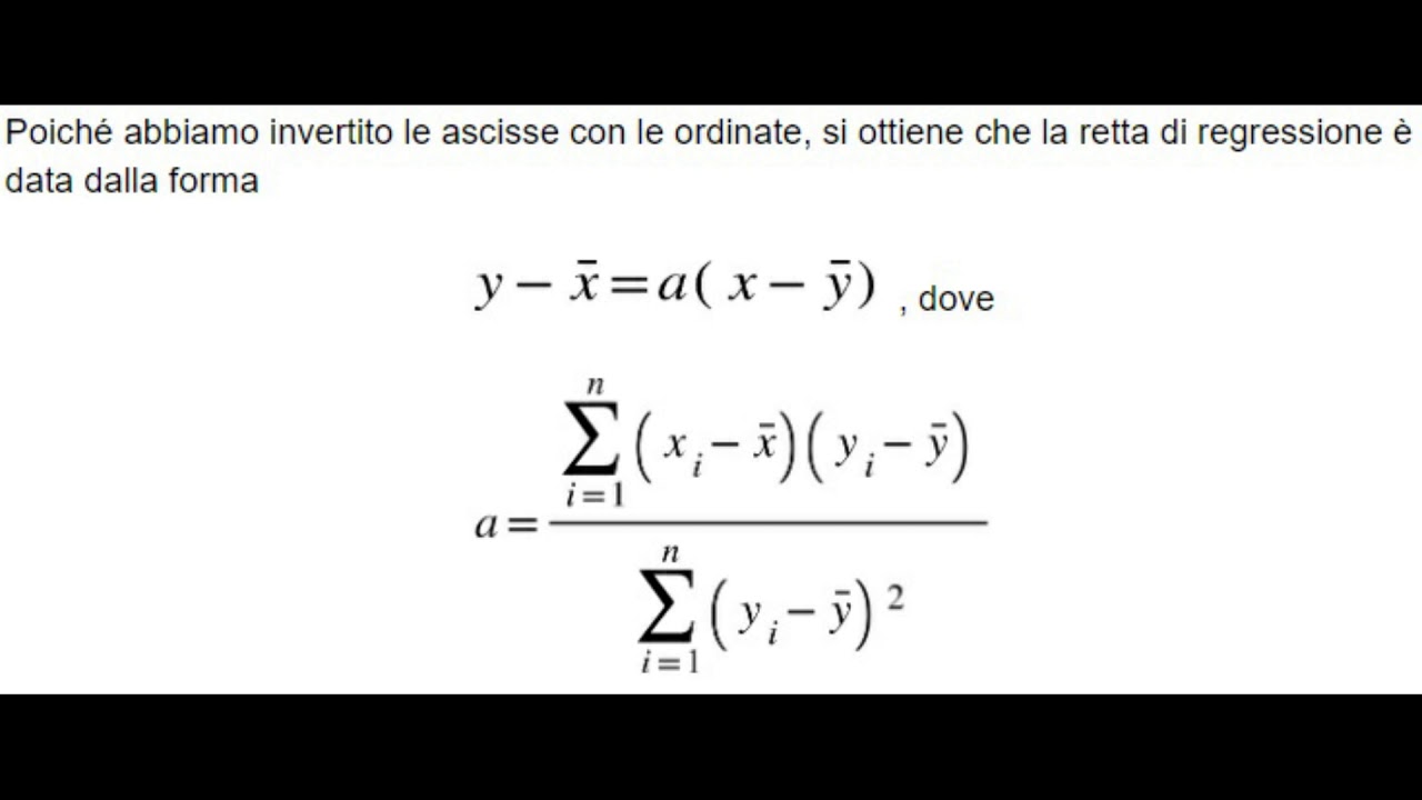Retta di regressione e dati ISTAT - YouTube