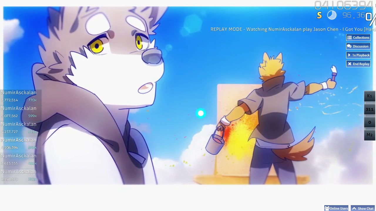 Osu! Jason Chen - I Got You Hard S rank furry map ! - YouTube