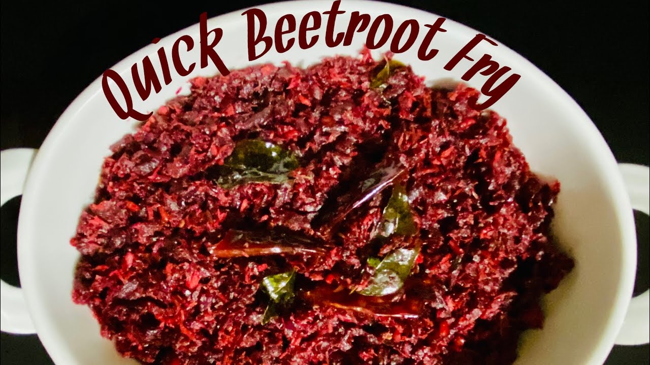 Beetroot Fry | Beetroot Recipes | Simple, Quick And Easy Beetroot Fry ...