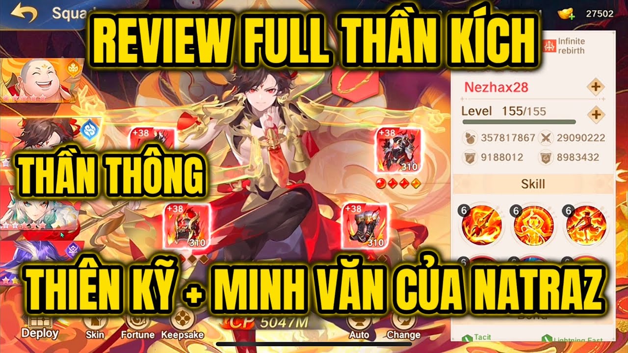 Tây Du VNG REVIEW FULL CÔNG NGHỆ CẦN CÓ CỦA NATRAZ, NGUYÊN LIỆU GỘP ...