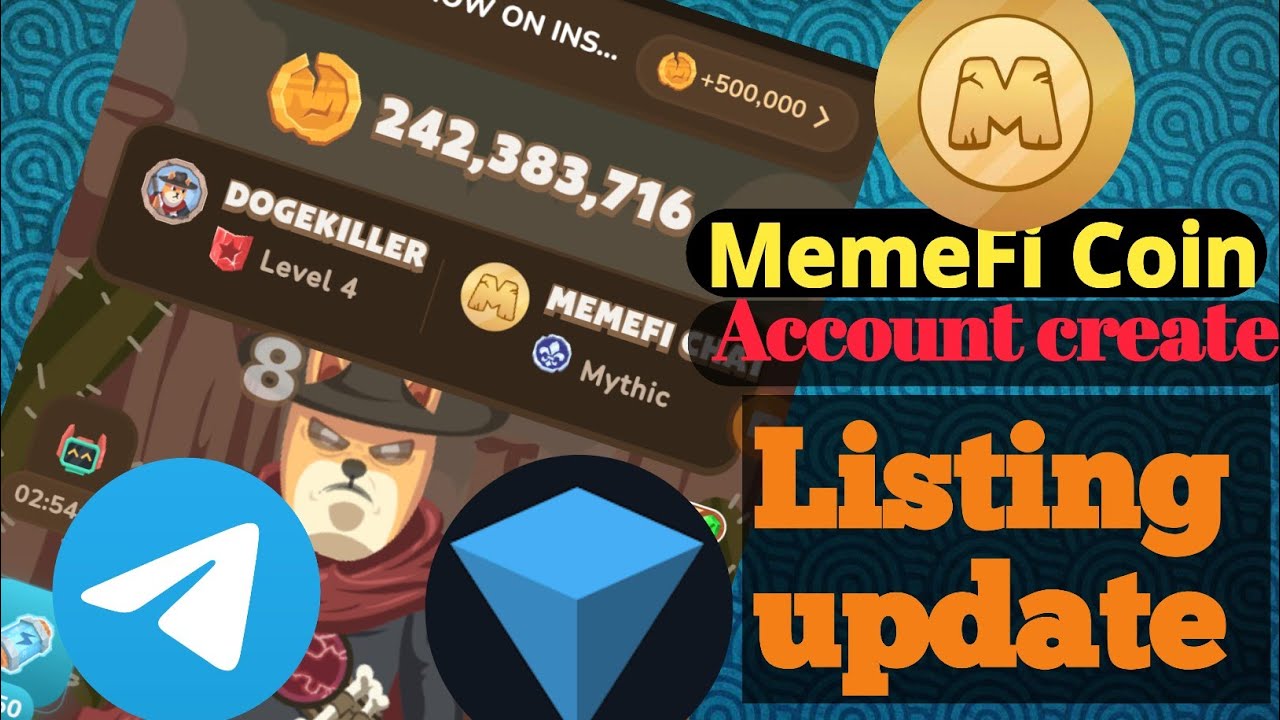 MemeFi Coin @account create @listing update #online income 247 - YouTube