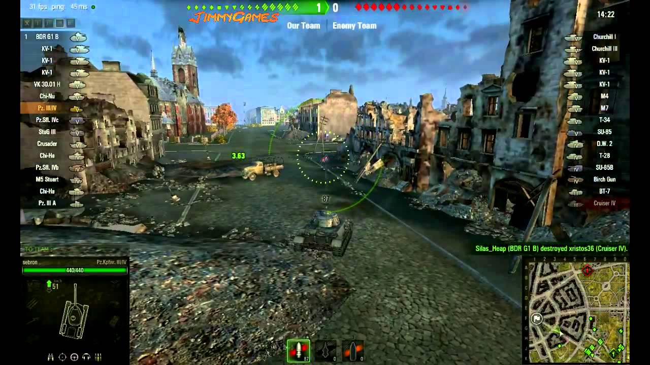 World Of Tanks Gameplay PZ 3/4 JimmyGames - YouTube
