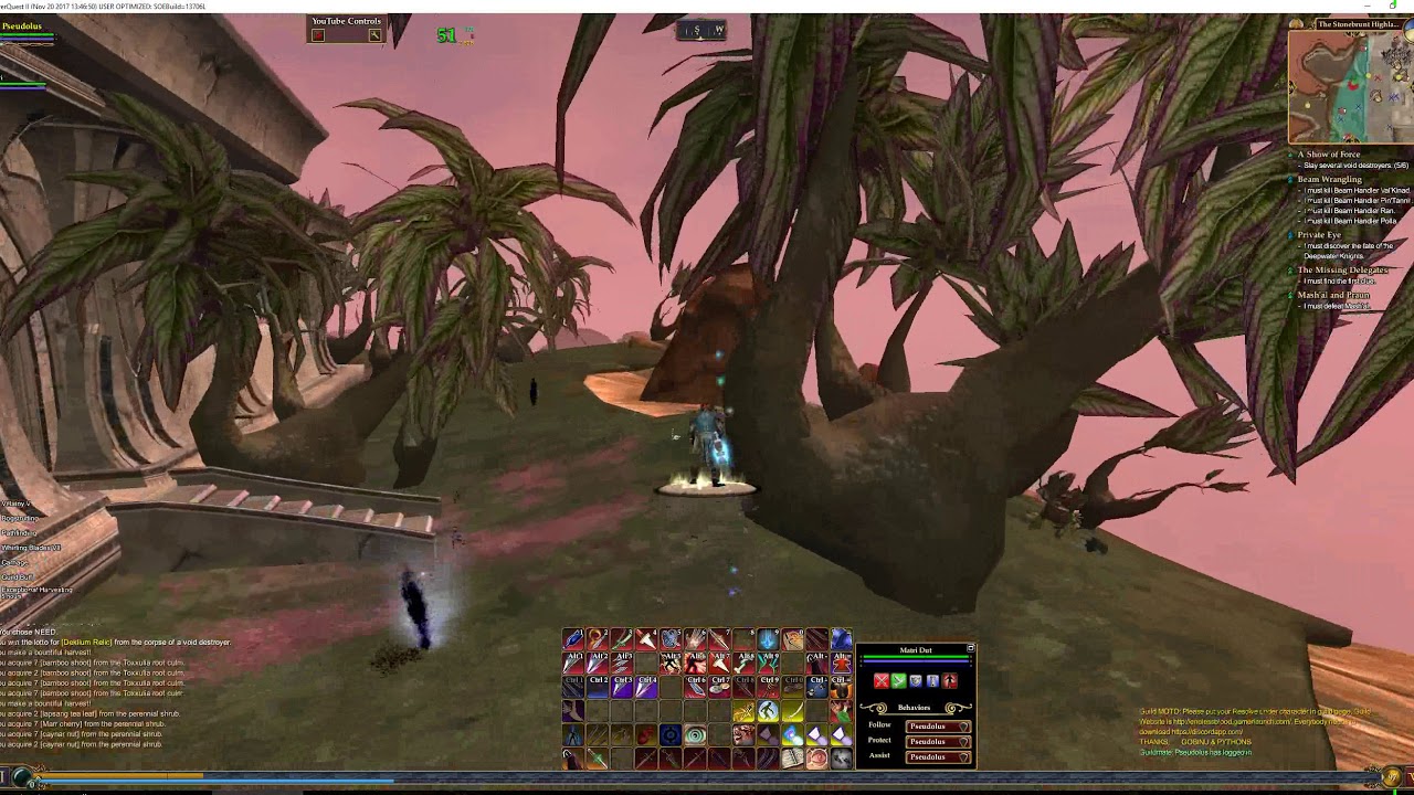 Everquest 2 - 97 Assassin - 261 - The Stonebrunt Highlands - YouTube