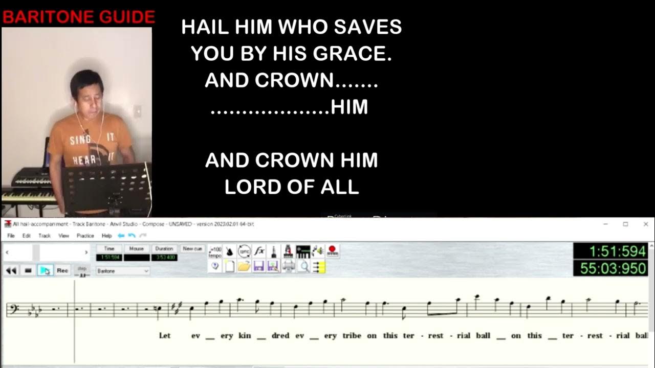 Glimpsonaires Vocal Guide All Hail Baritone - YouTube
