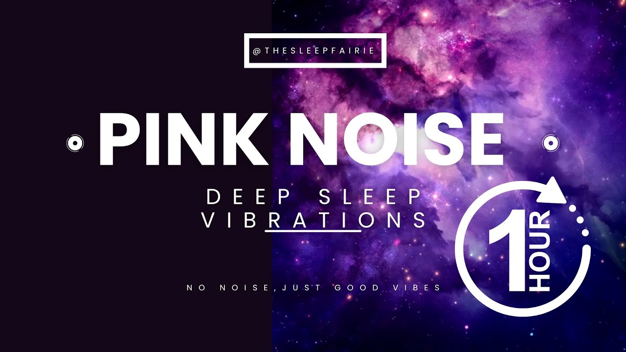 Deep Sleep Pink Noise for 1 Hour | BLACK BACKGROUND | Ultimate ...