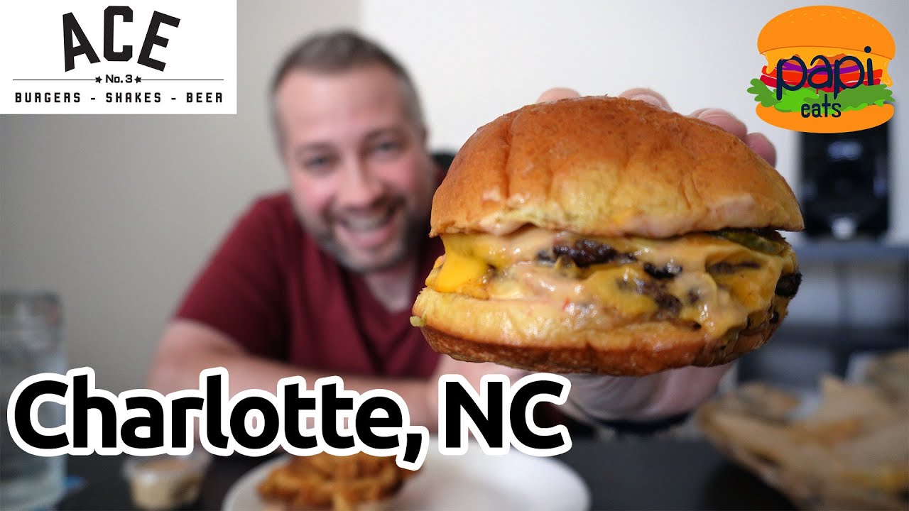 Ace No. 3 Cheeseburger Review - Charlotte, NC - YouTube