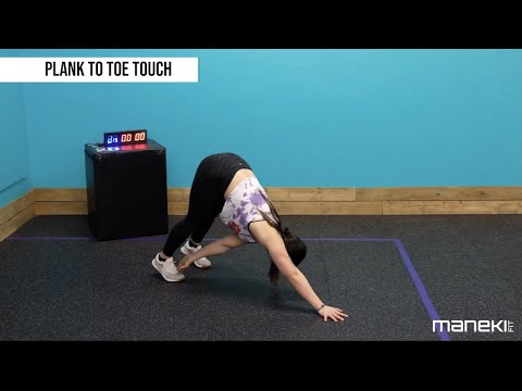 Plank to Toe Touch - YouTube