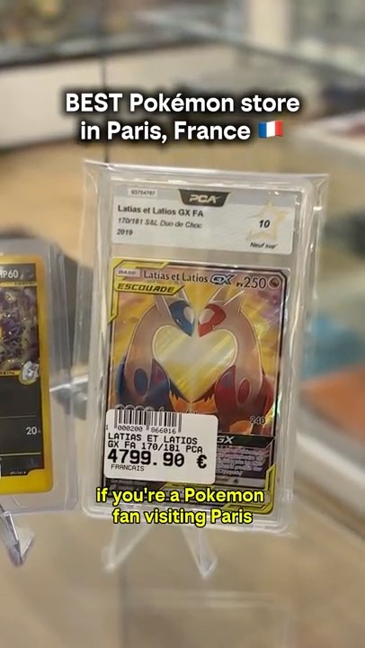 Paris Pokémon store tour 🇫🇷 rare collectibles and finds up to 💶5000 ...