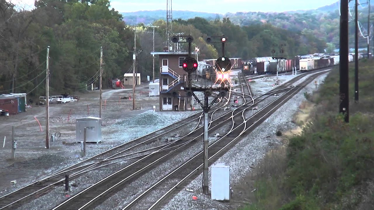 CSX Cumberland, Maryland Terminal W/B&O CPL's 10/13-14/2015 - YouTube