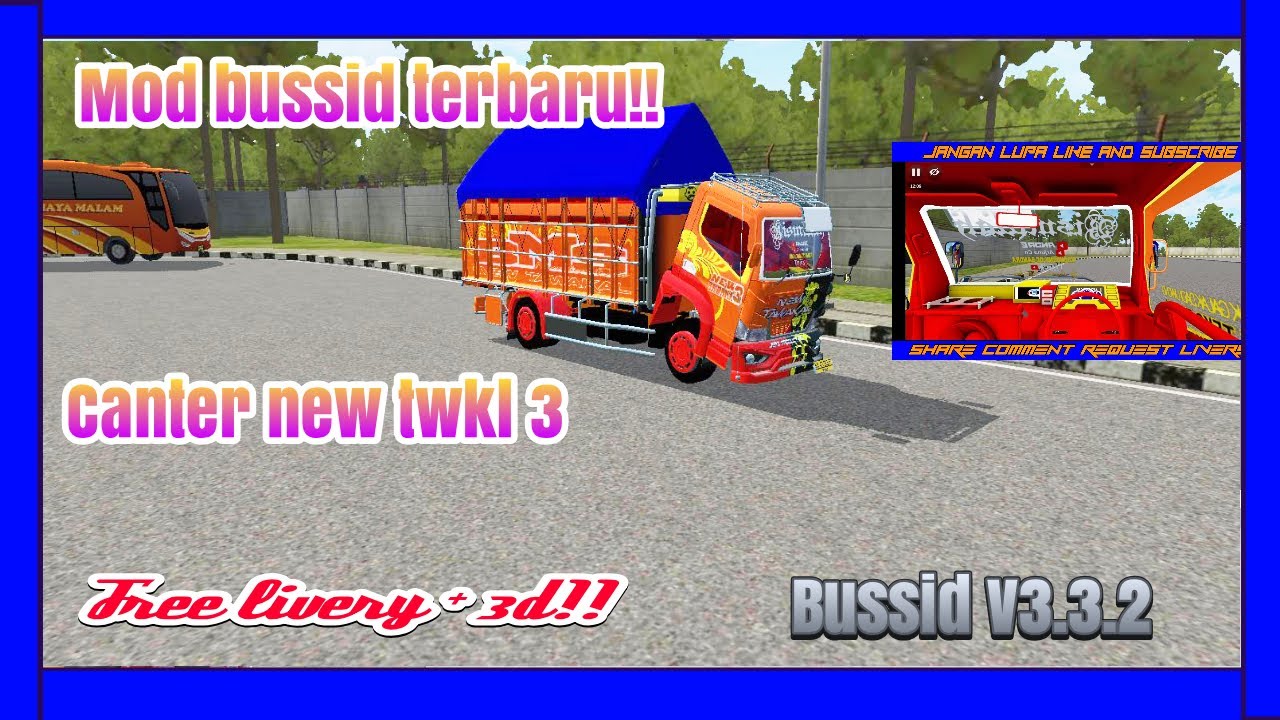 SHARE!! Mod new twkl 3 free livery + 3d!! - YouTube