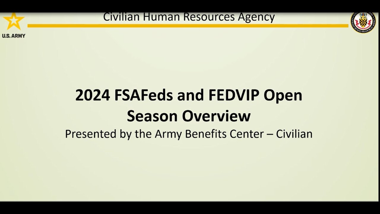 ABC-C Federal Benefits Open Season Mini-Session: FEDVIP & FSAFeds ...