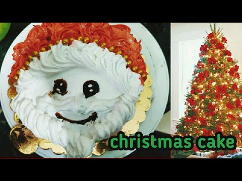 How To Make Santa Claus Cake For Christmas।Santa Face Cake ।Christmas ...