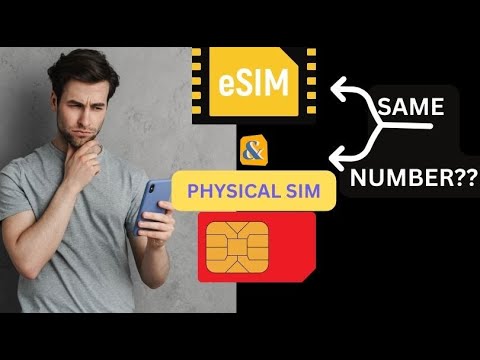 Can an eSIM and a Physical SIM have same number ? - YouTube