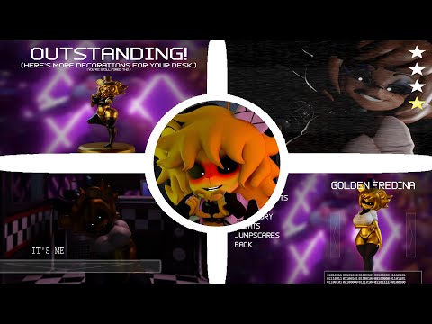 Five Nights in Anime 3D | Playthrough 100% | All Challenges Completed | All Stars