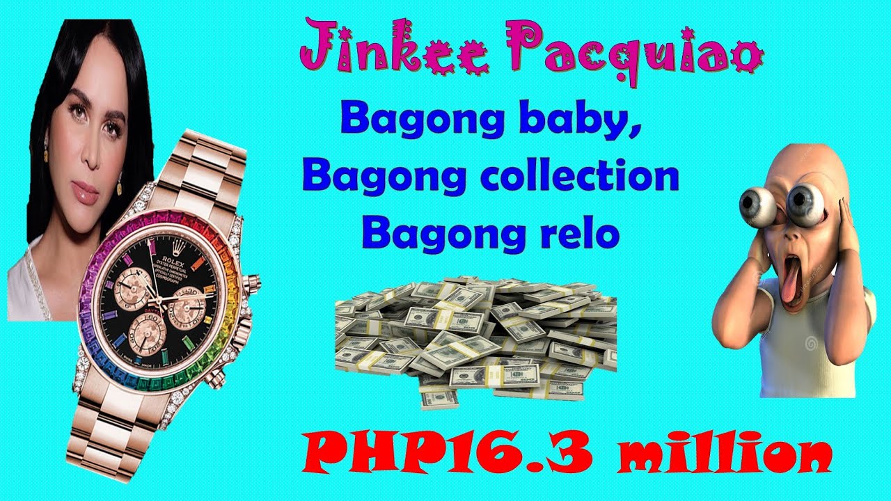 P16.3 million Rolex Rainbow Daytona ni Jinkee Pacquiao - YouTube