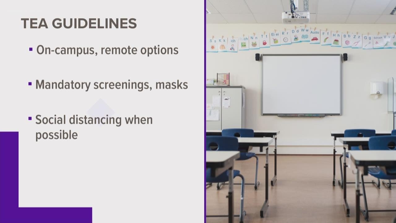 TEA offers back-to-school guidance - YouTube
