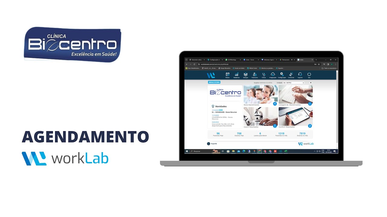 Cadastro de Atendimento no Worklab - YouTube