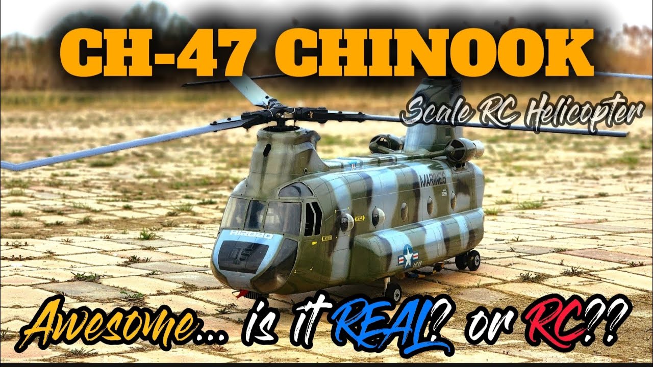 #rc헬기 #CH-47 Chinook #scale RC Helicopter #치누크 #처녀비행 미션실패 - YouTube