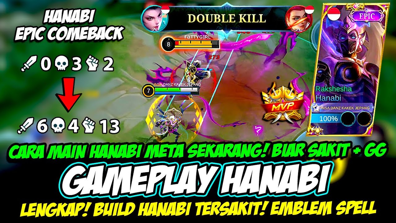 CARA MAIN HANABI PATCH TERBARU BUILD HANABI TERSAKIT 2023 TUTORIAL ...