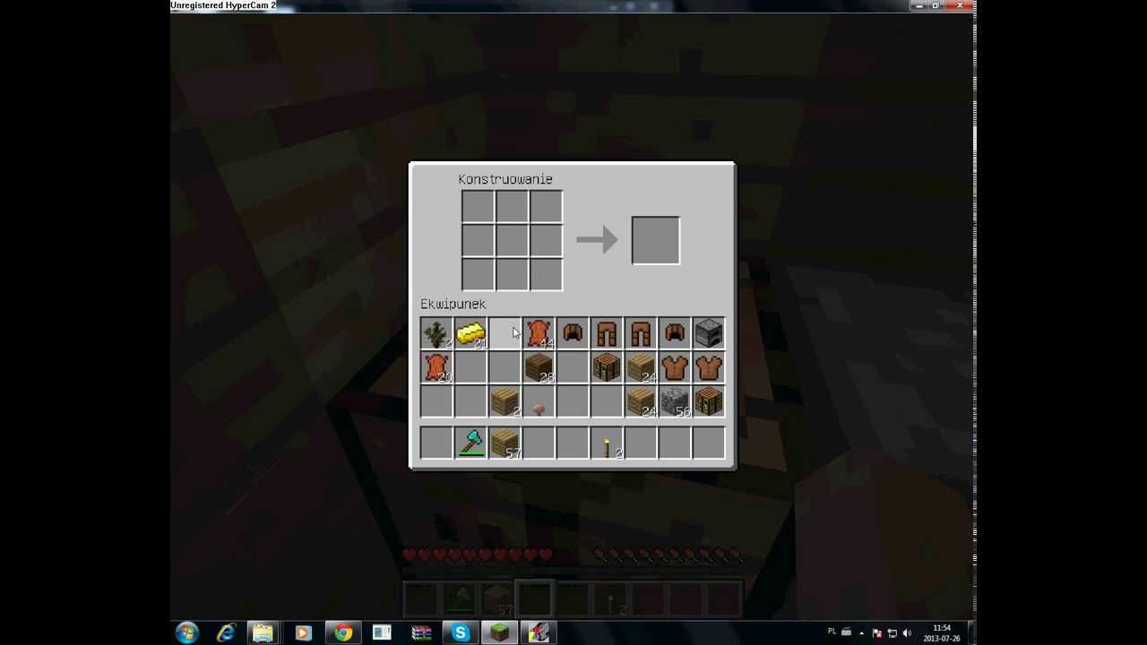 Jak zrobić pancerz w Minecraft 1.5.2 - YouTube