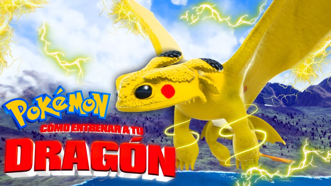 CHIMUELO FURIA NOCTURNA FUSIONADO CON PIKACHU!? | CREANDO DRAGONES DE ...