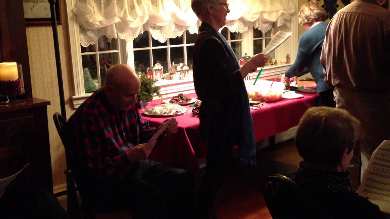The annual uplifting Christmas Caroling party - YouTube