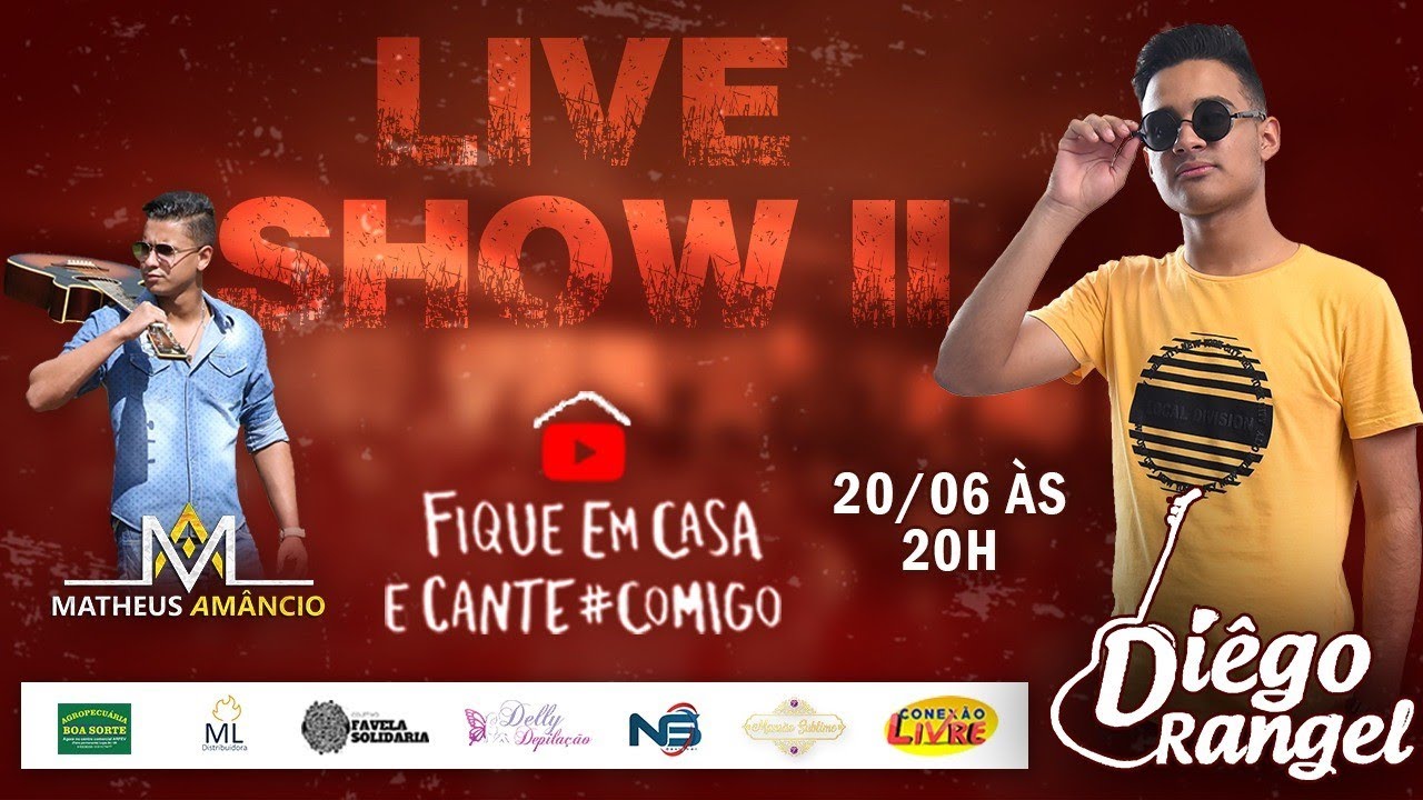 Live Show Diêgo Rangel - #EmCasa - YouTube