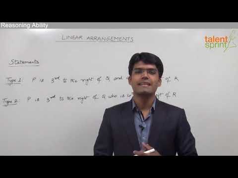 Linear Arrangement | Introduction Part - 4 | TalentSprint - YouTube