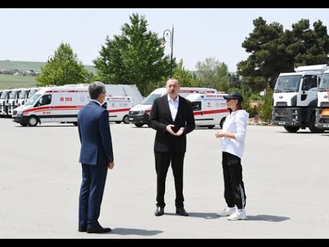 Şamaxı rayonuna ayrılan nəqliyyat vasitələri və xüsusi texnikalar ilə tanışlıq