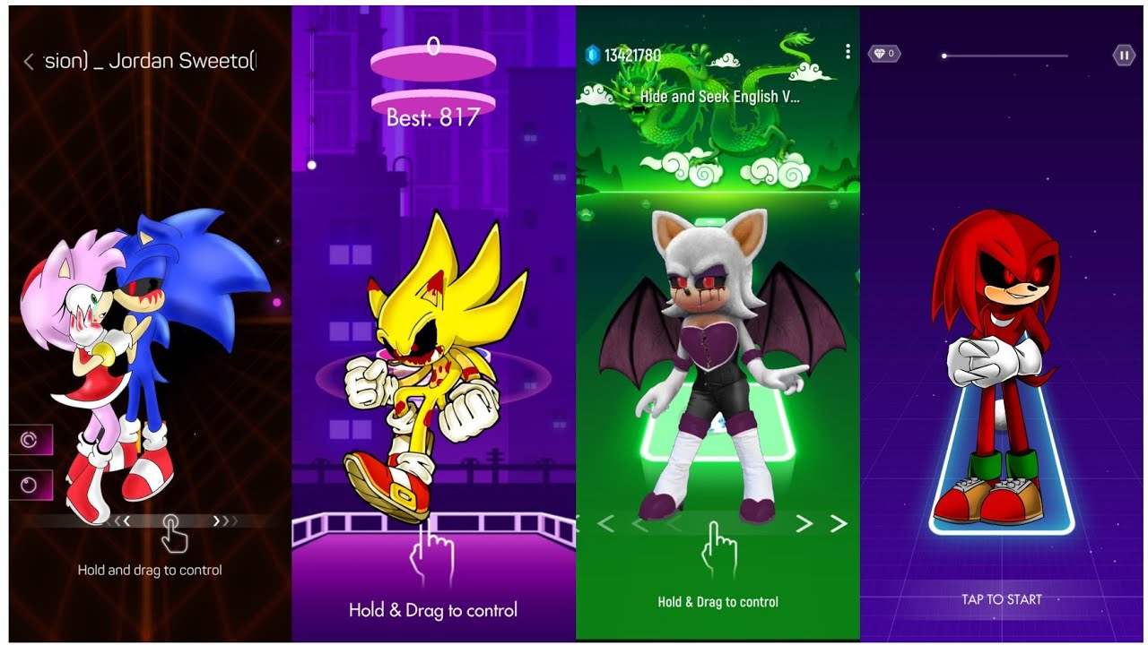 Amy Sonic Exe - Super Sonic Exe - Rouge Exe - Knuckles Exe|Smash ...