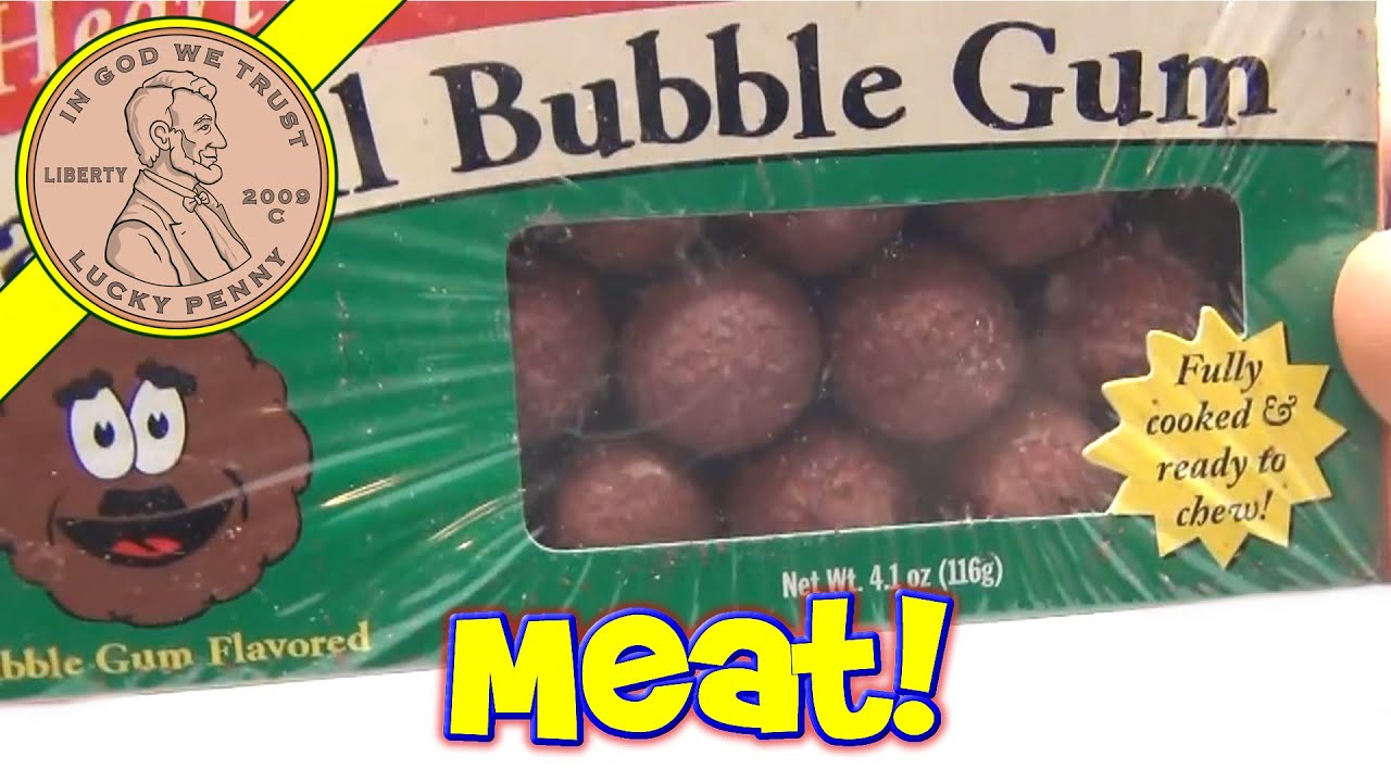 Hearty Italian Style Meatball Bubble Gum, Accoutrements - Unique Candy Series - YouTube