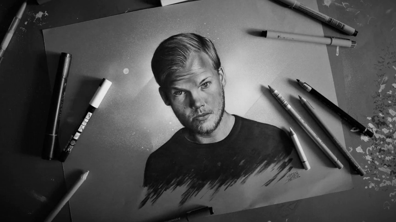 GOODBYE AVICII (SPEED DRAWING) - YouTube