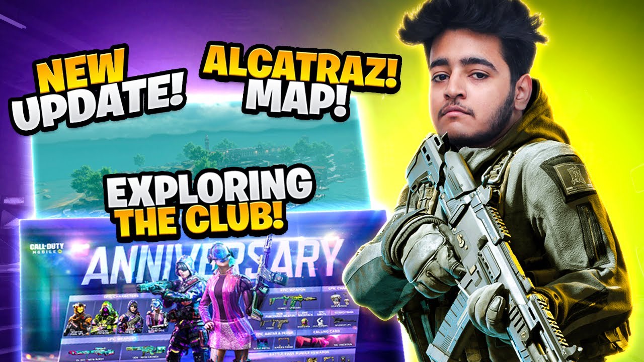 COD MOBILE NEW UPDATE : EXPLORING THE CLUB, NEW ALCATRAZ MAP, BATTLE ...