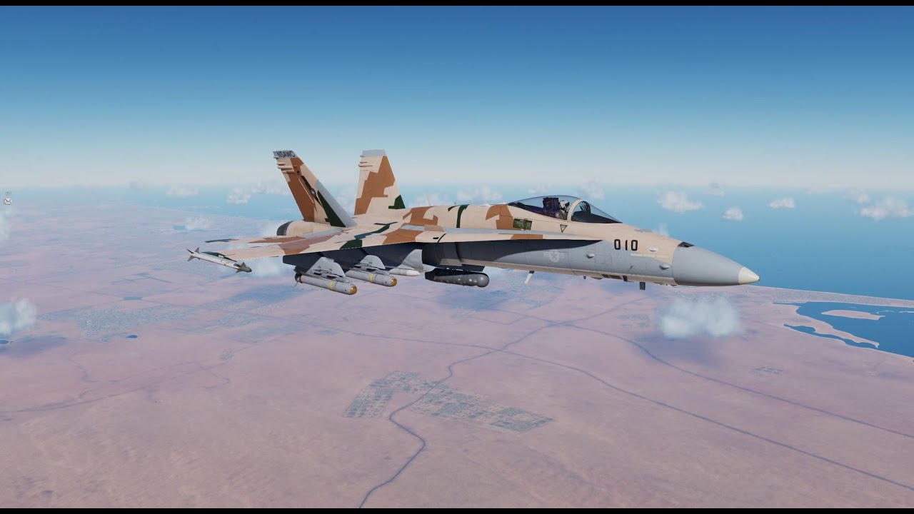 DCS F18c- Using Mav F's with FLIR pod & LST - YouTube