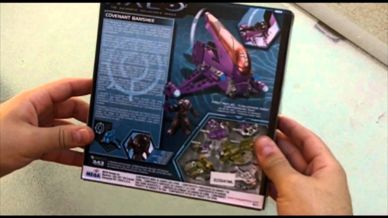 Halo LEGO MEGA Bloks Unboxing (Covenant Banshee) - YouTube