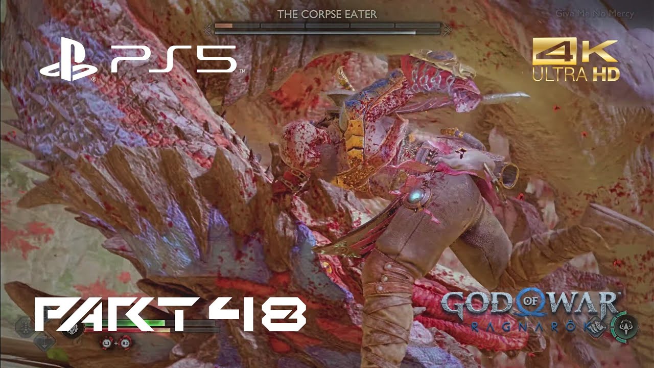 Kratos Vs The Legendary Eating Corpse Vanaheim Dragon God of War ...