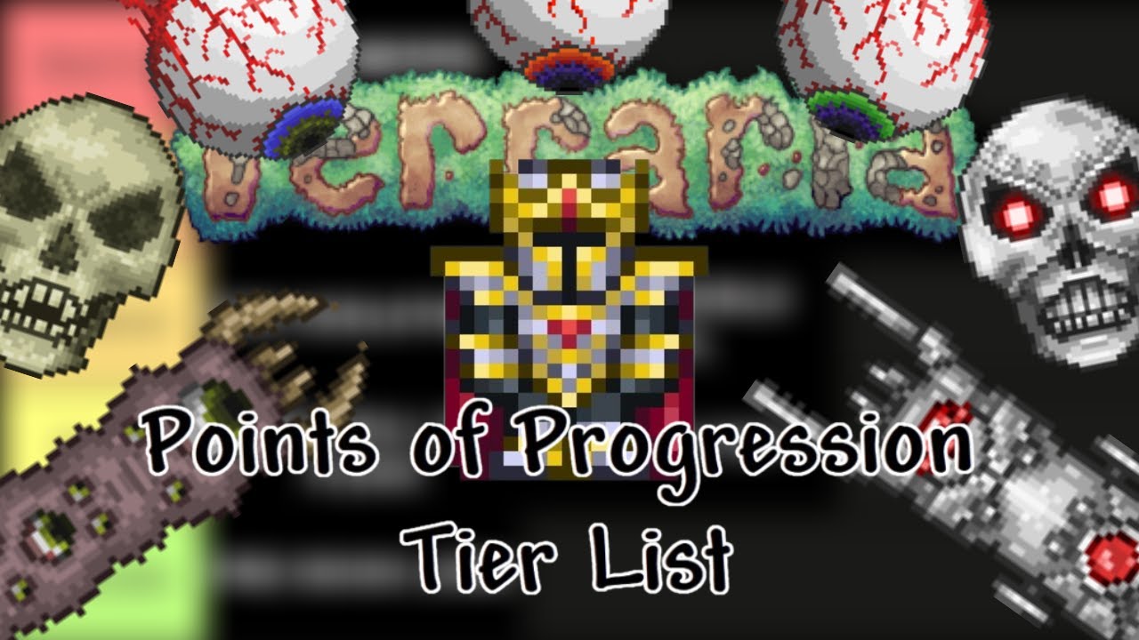 A Terraria Tier List on All Points of Progression - YouTube