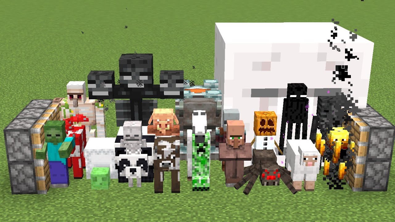 all mobs combined - YouTube