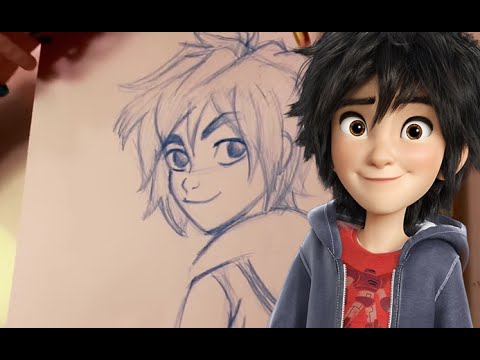 How to Draw HIRO from Disney's Big Hero 6 - @DramaticParrot - YouTube