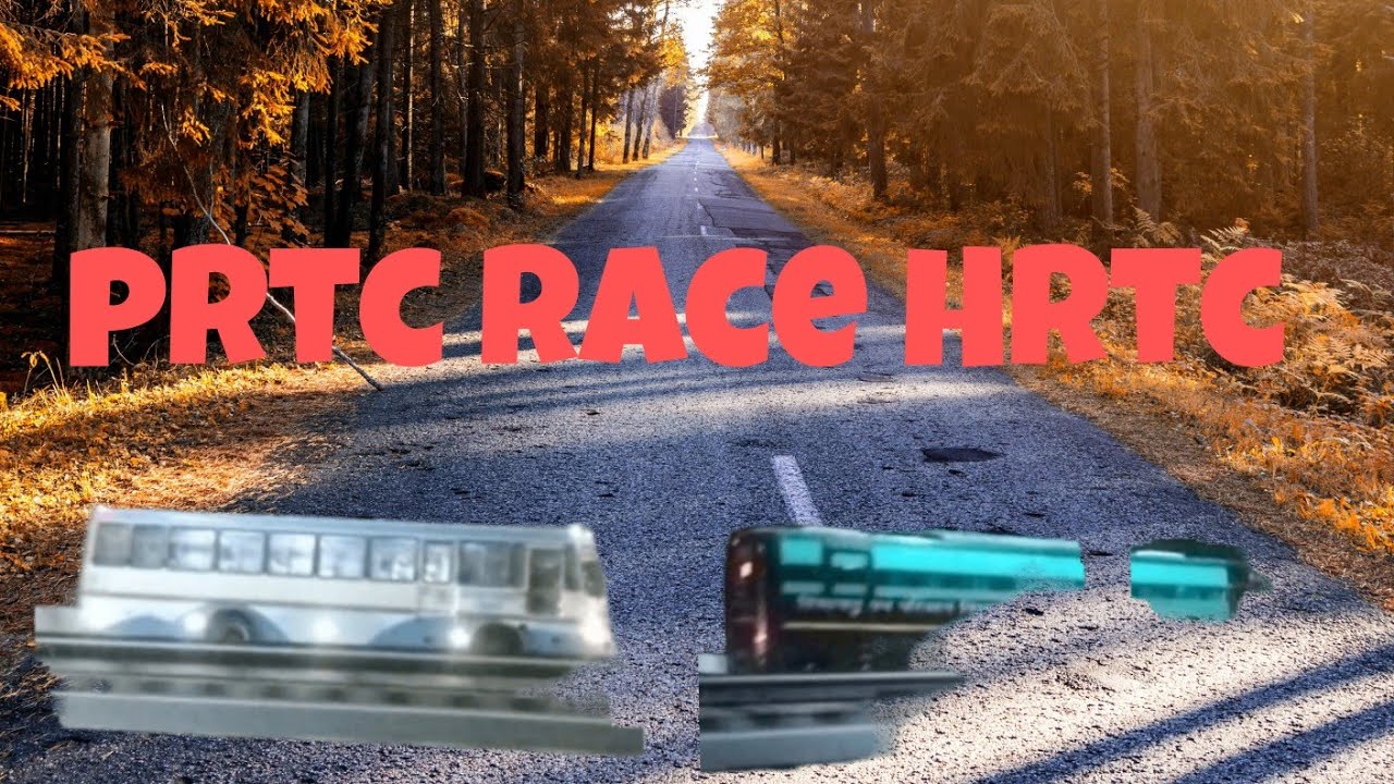 Chandigarh mein prtc and hrtc bus race #prtc #hrtc #bus race #bus - YouTube