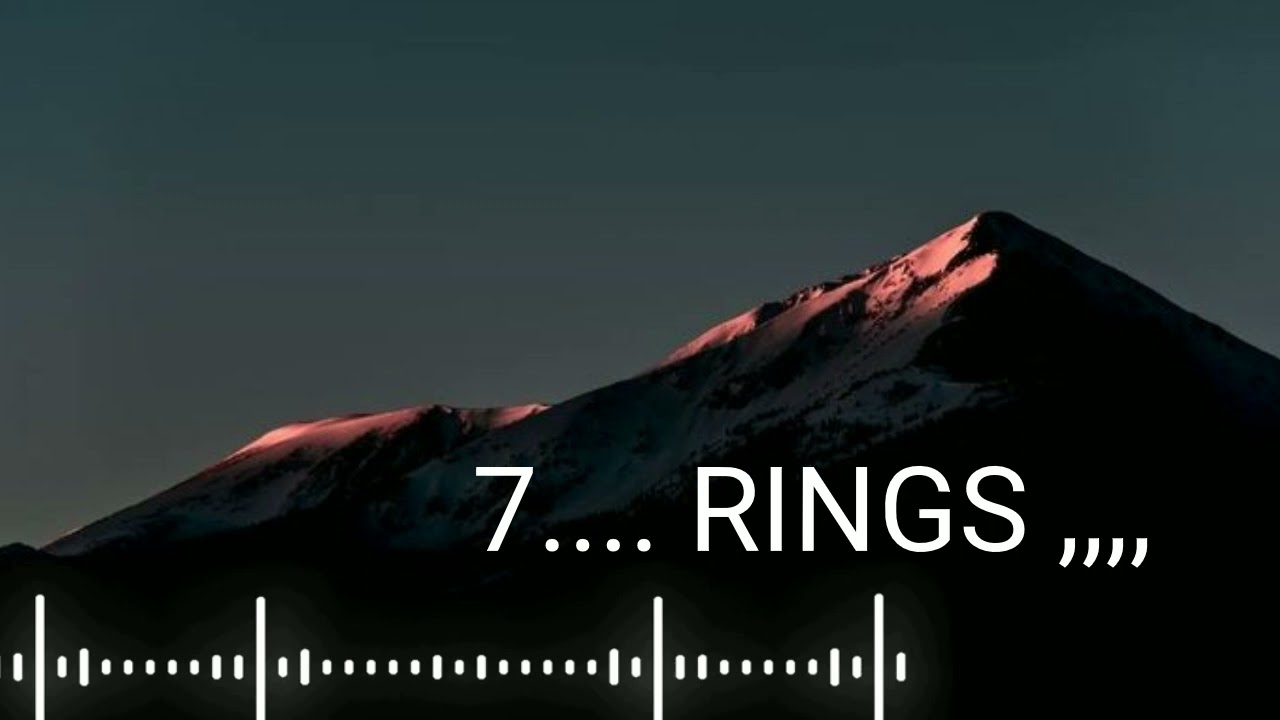 7 Rings — ( Song By Ariana Grande official ) - YouTube