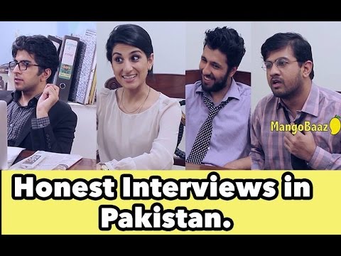Honest Interviews in Pakistan | MangoBaaz - YouTube