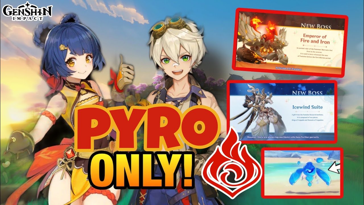 The Fiery Showdown: Pyro vs All Bosses in Fontaine - Unleash the Heat ...