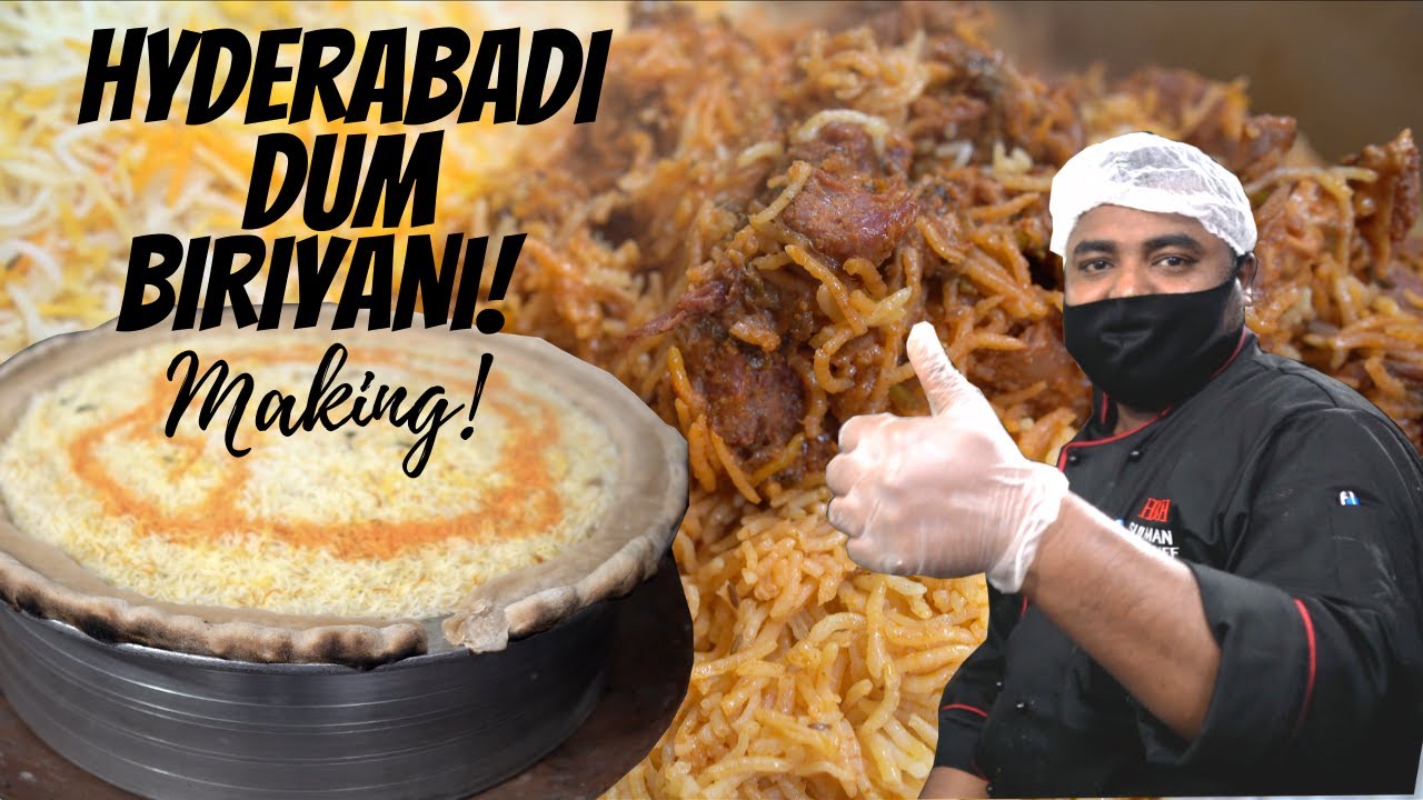 World Famous Hyderabadi Biryani Making by Master Chef SULEMAN ...