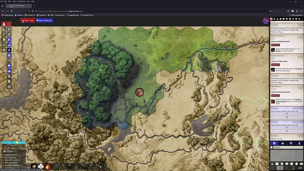 Kingmaker - A Pathfinder Adventure on Foundry VTT - YouTube