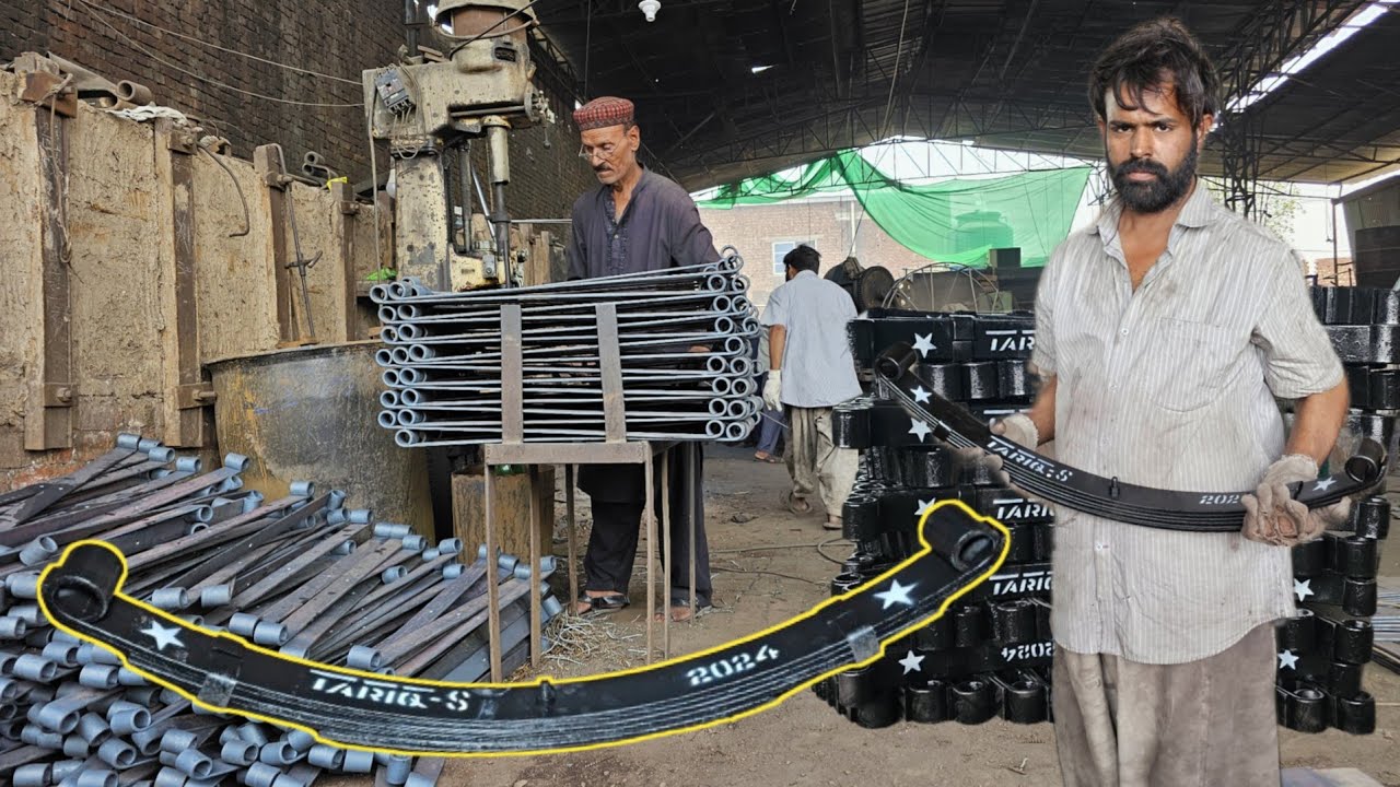 Excellent Process of Manufacturing Leaf Spring For Loader Vehicles ...